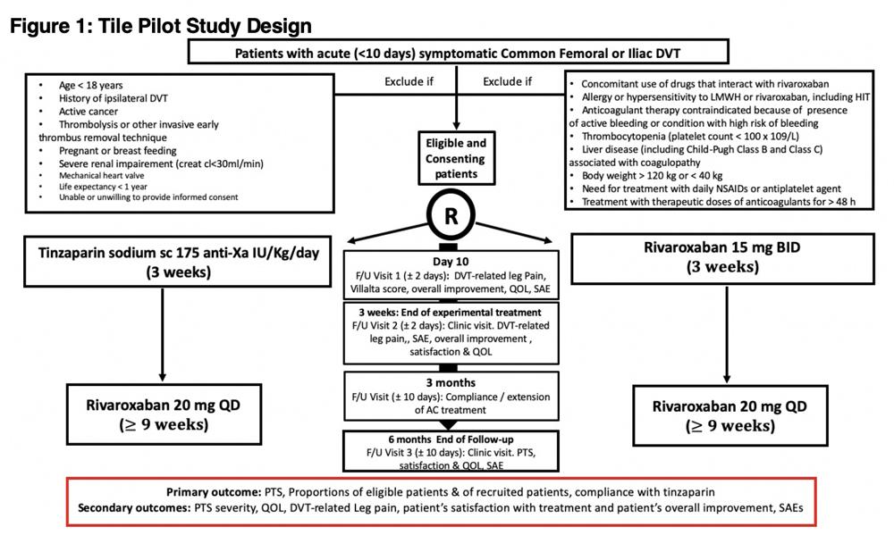 Tinzaparin Lead-In to Prevent the Post-Thrombotic Syndrome (The ...